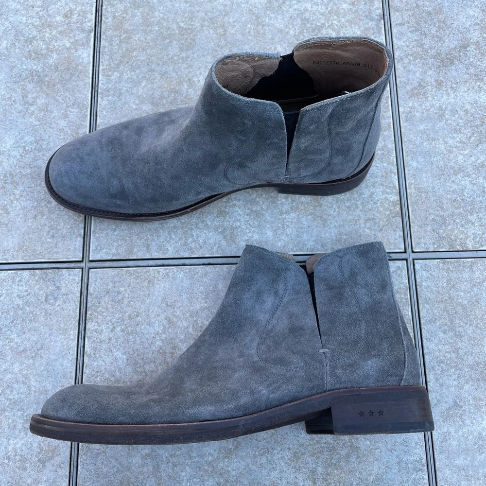 John Varvatos | Shoes | John Varvatos Star Usa Mens Waverly Gray Suede ...